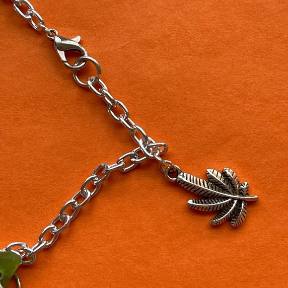 Jewelry | Cannabis Inspired Sea Glass Anklet | Poshmark